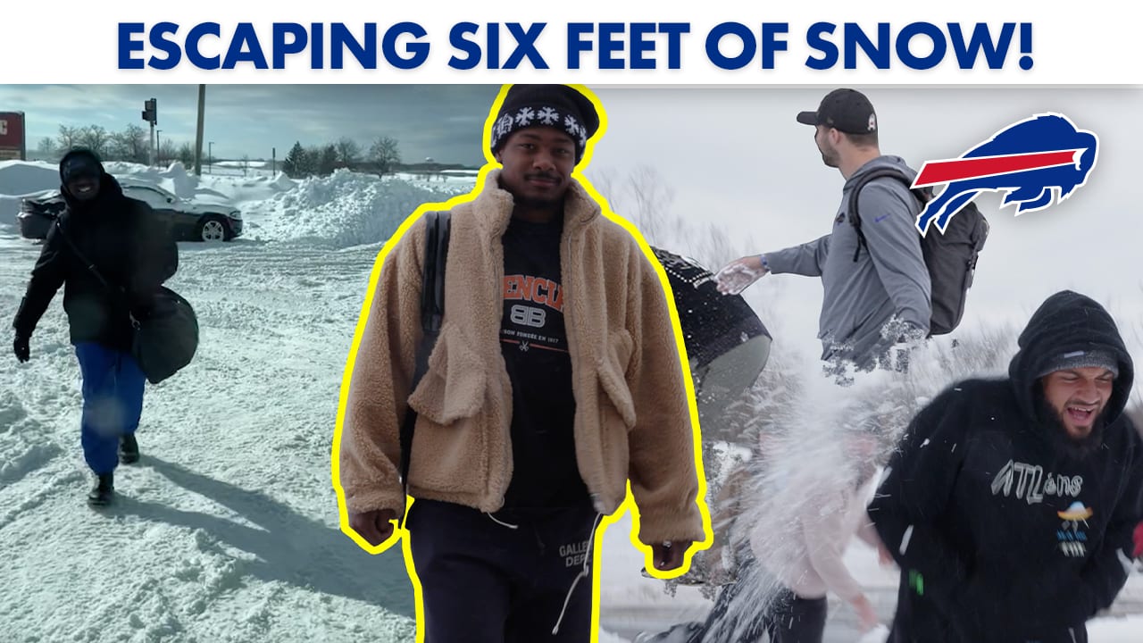 Escaping Over Six Feet Of Snow In Buffalo Blizzard! | Buffalo Bills