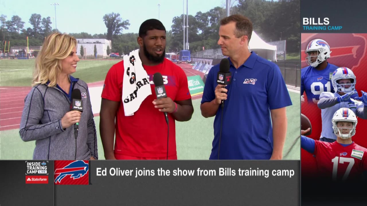 Bills DT Ed Oliver discusses his takeaways from Kyle Williams and Aaron ...