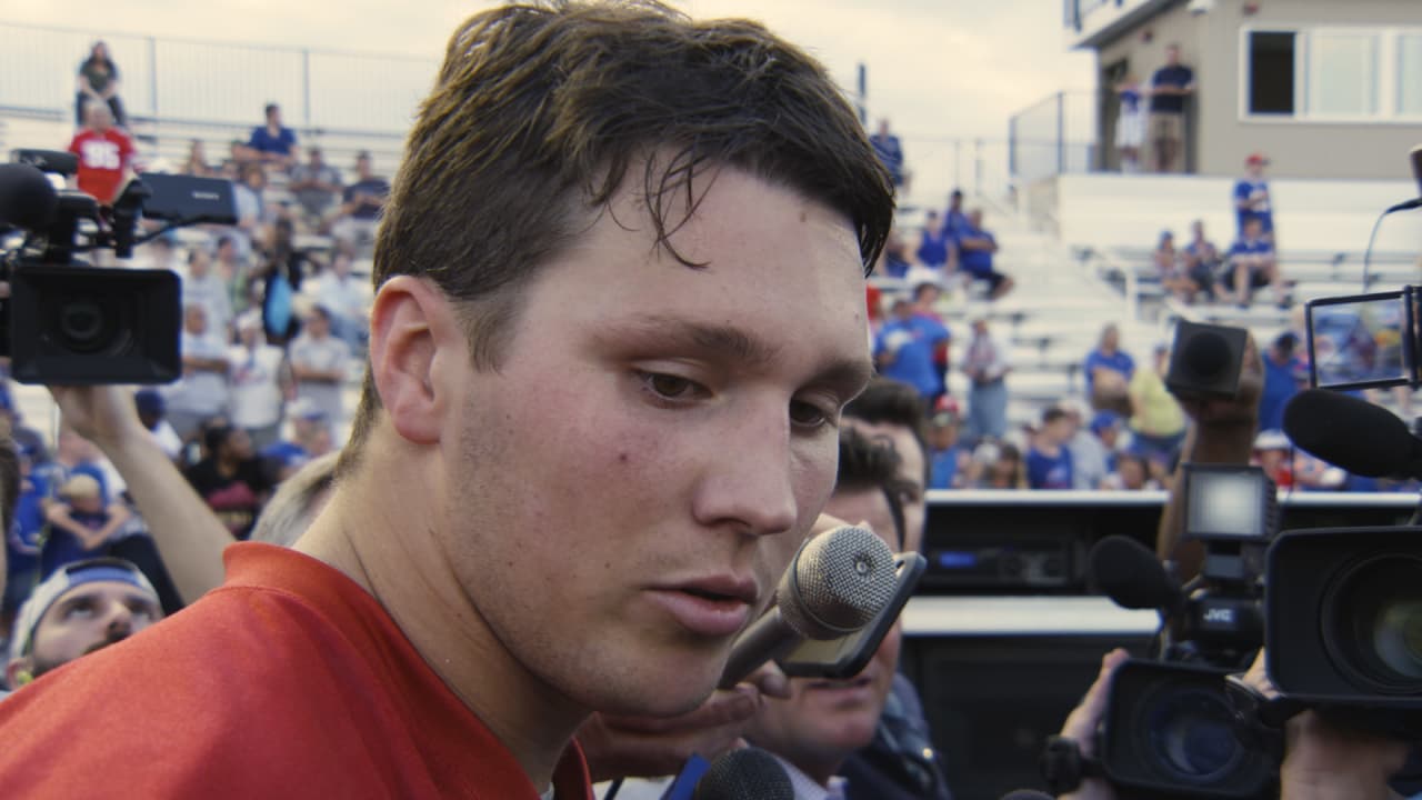 Josh Allen: "I'm Getting Comfortable"