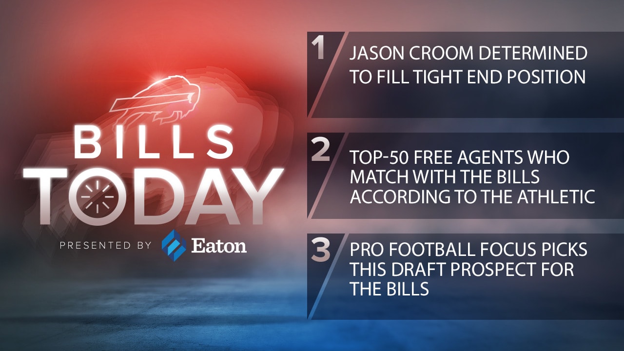 Bills Today: Jason Croom determined to fill tight end position
