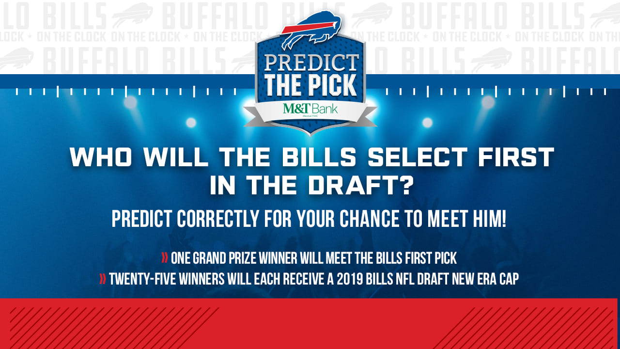 Who do fans think the Bills will select first in the 2019 NFL Draft?