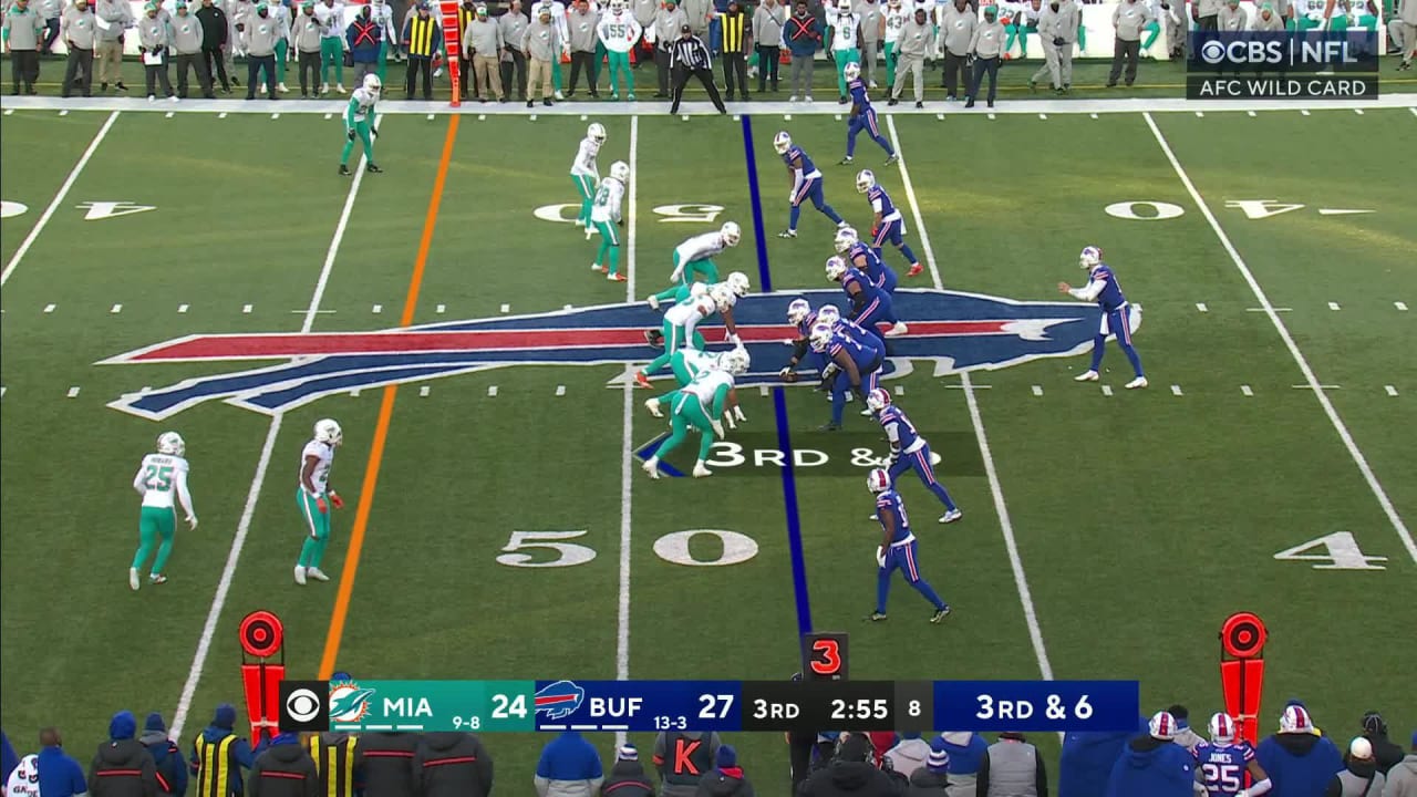 Cole Beasley takes Allen's quick pass for 29 yards | Bills vs. Dolphins playoffs