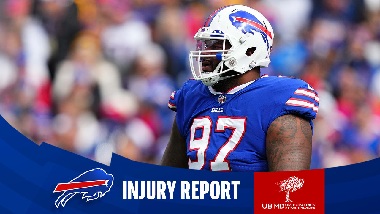 Bills release final injury report ahead of Week 6 at Kansas City Chiefs