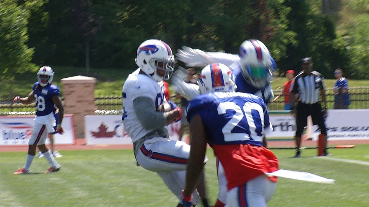 Camp Highlight: Taylor to Clay For Redzone TD