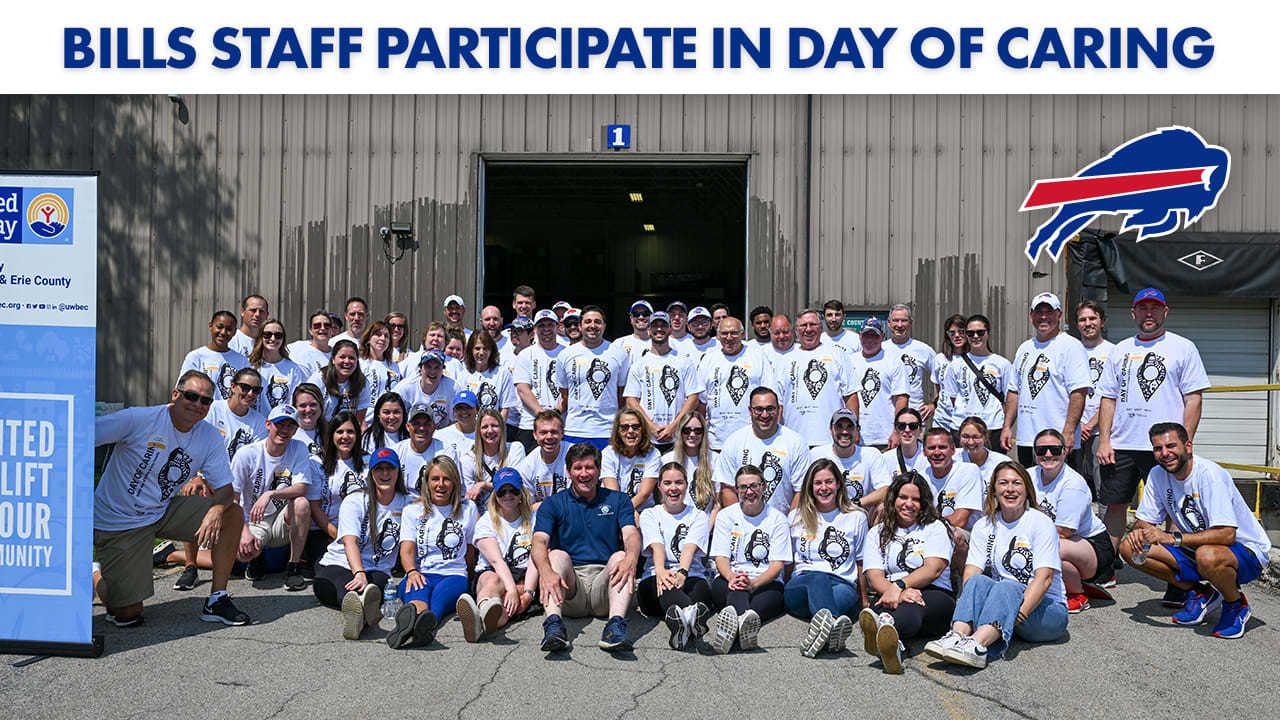 Bills Staff Members Volunteer for United Way's Day of Caring
