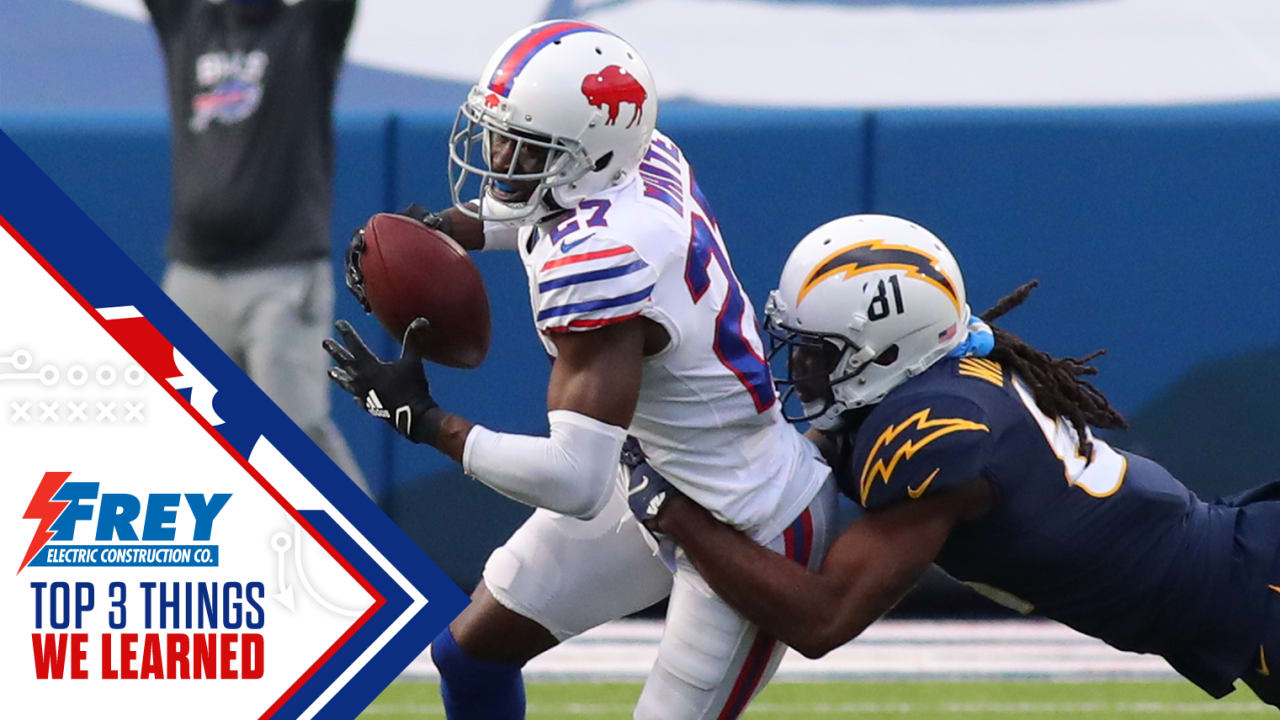 Top 3 things we learned from Bills vs. Chargers | Week 12
