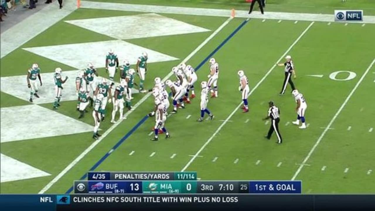 Kyle Williams powers into the end zone