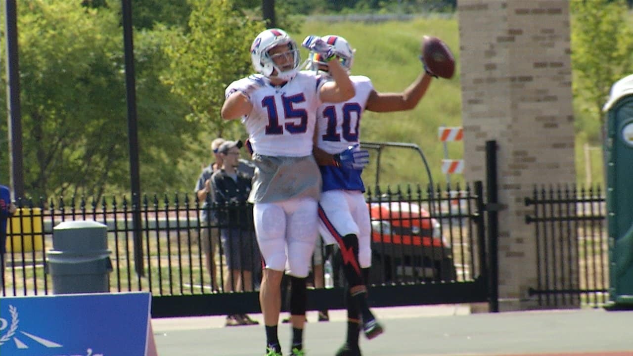 Camp Highlight: Taylor Long TD Pass to Woods