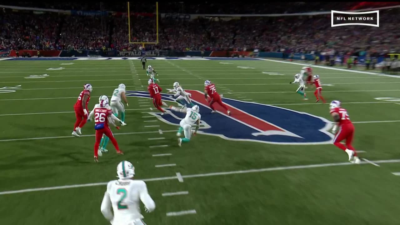 Josh Allen rushes for a 44-yard gain | Bills vs. Dolphins