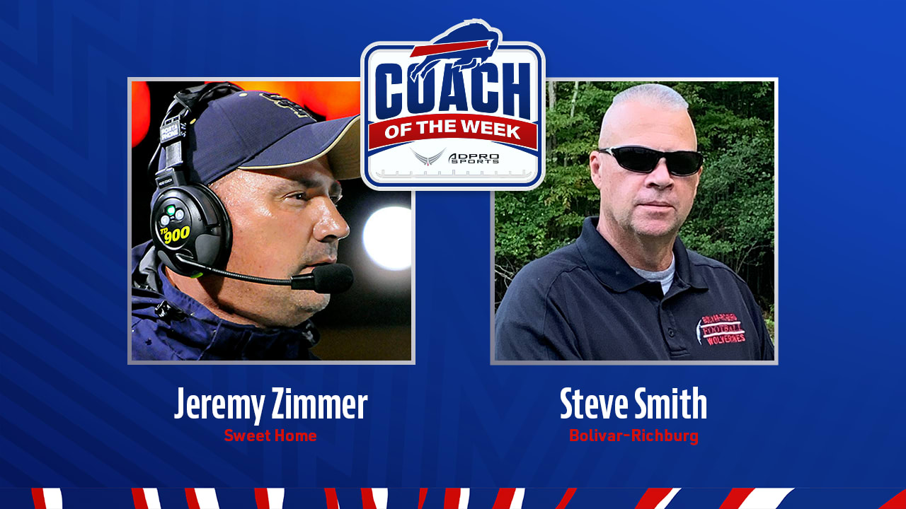 Jeremy Zimmer & Steve Smith earn Bills-ADPRO Sports high school coach ...