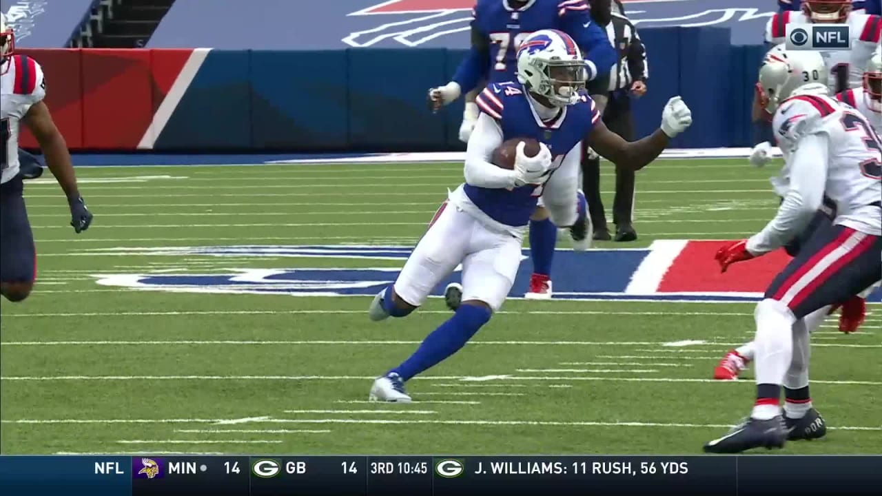 Stefon Diggs with a 41-yard reception from Josh Allen | Bills vs. Patriots