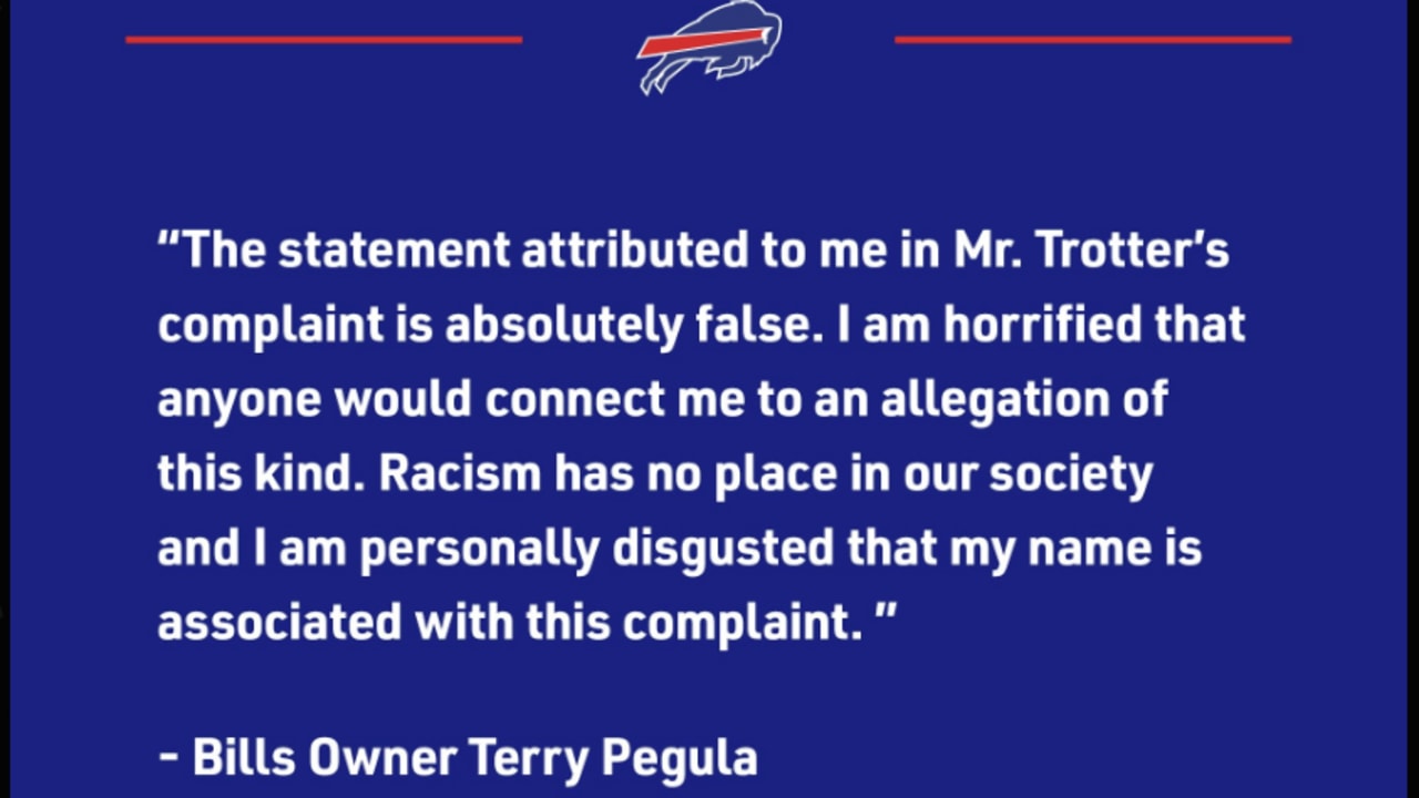 Statement from Bills owner Terry Pegula