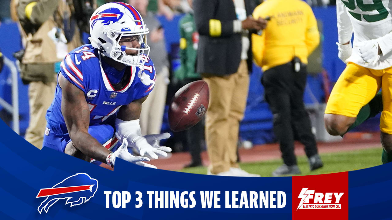 Top 3 things we learned from Bills vs. Packers | Week 8