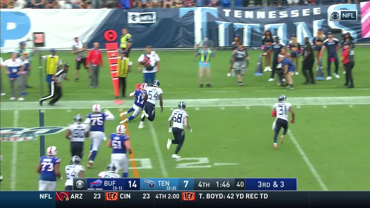 Highlight: Josh Allen's first down run seals game for Bills