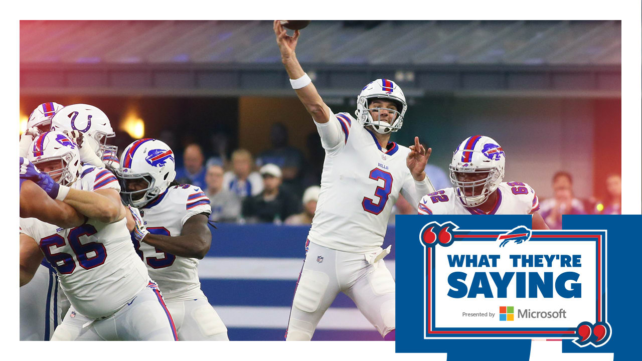 What they're saying: Rebounding after the Colts Loss