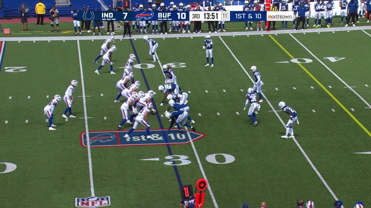 Jordan Mims hurdles Colts player on 25-yard catch-and-run | Bills vs ...