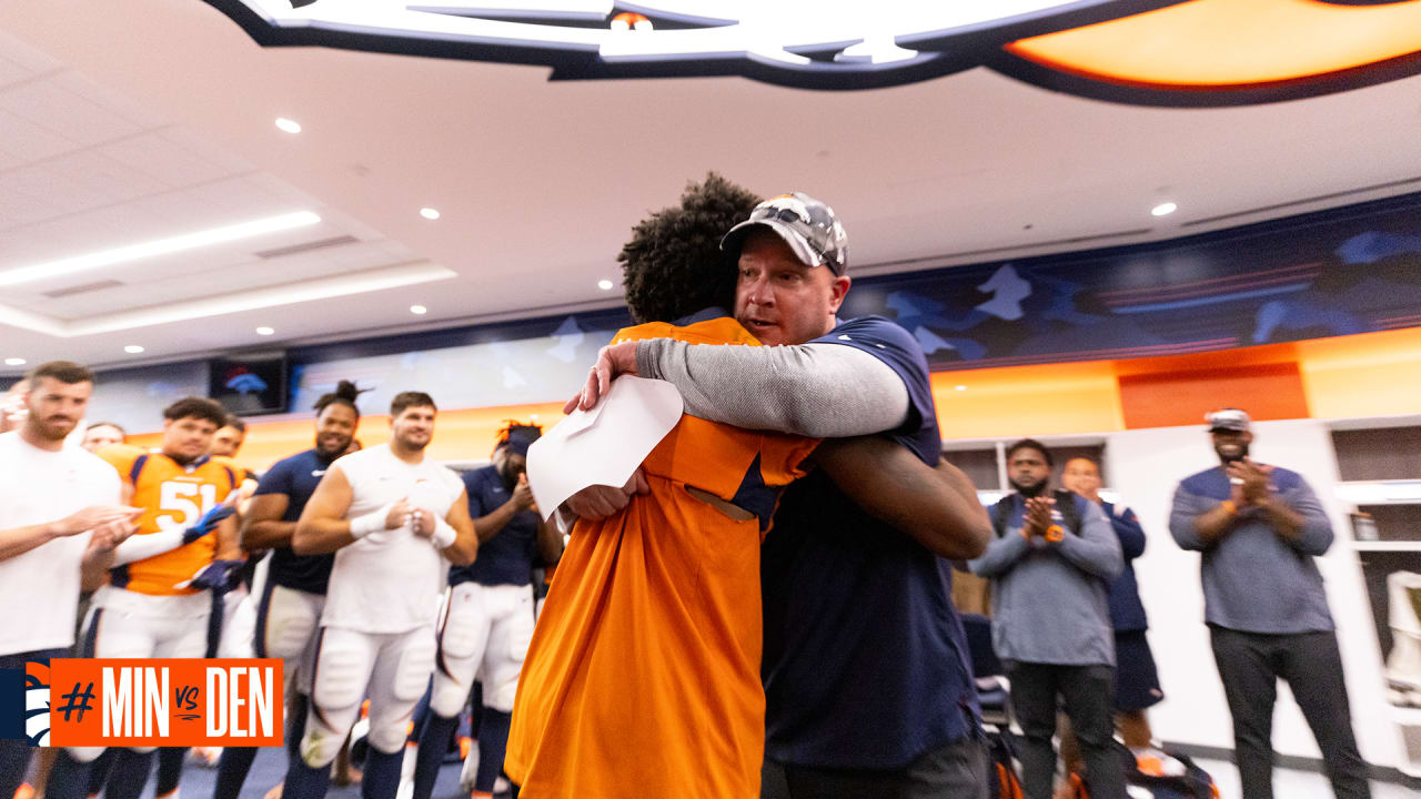 Photos: Inside the Broncos' locker room after their preseason win vs ...