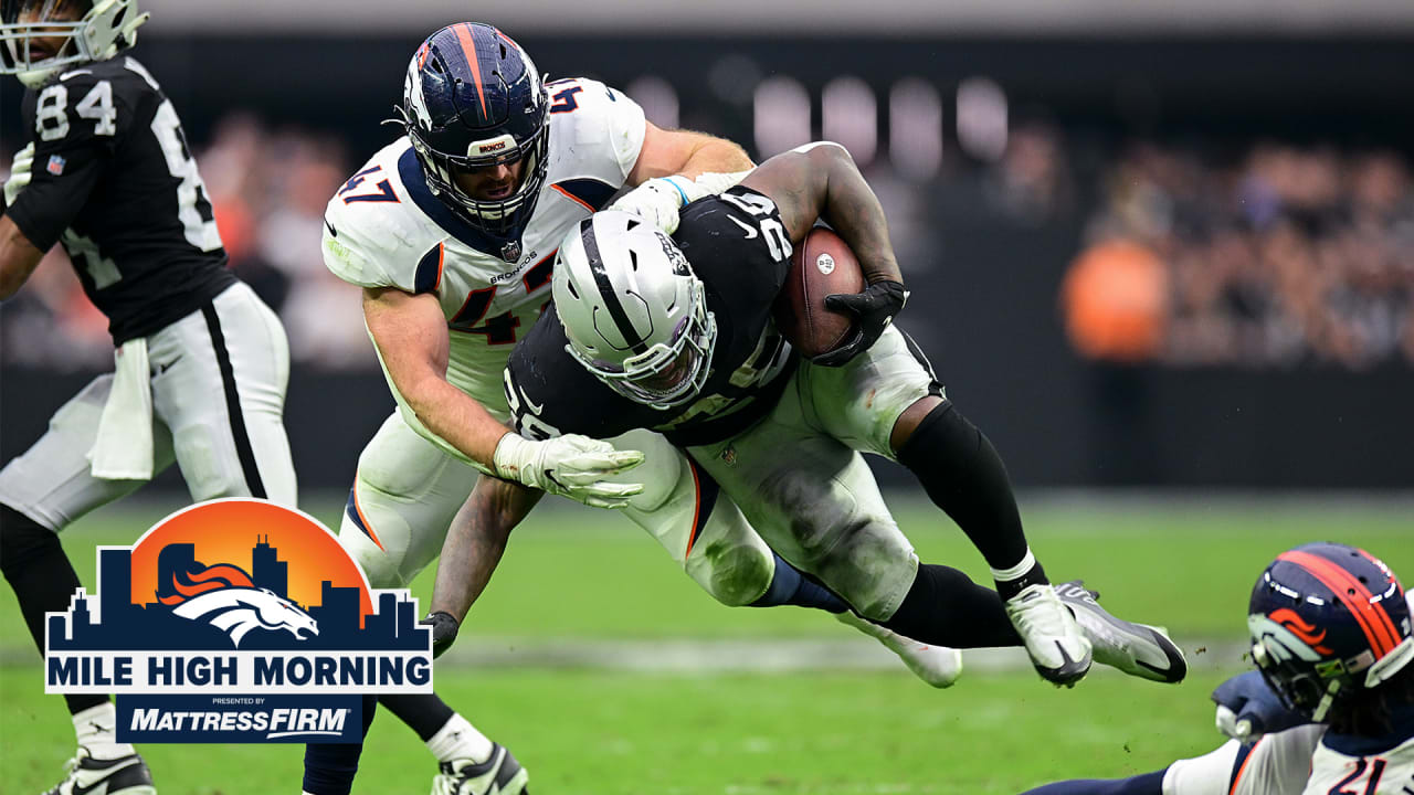 Mile High Morning: How the Broncos’ defense plans to limit Raiders RB ...