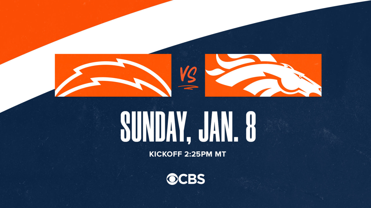 Broncos’ Week 18 game vs. Chargers set for Sunday, Jan. 8 at 2:25 p.m. MT