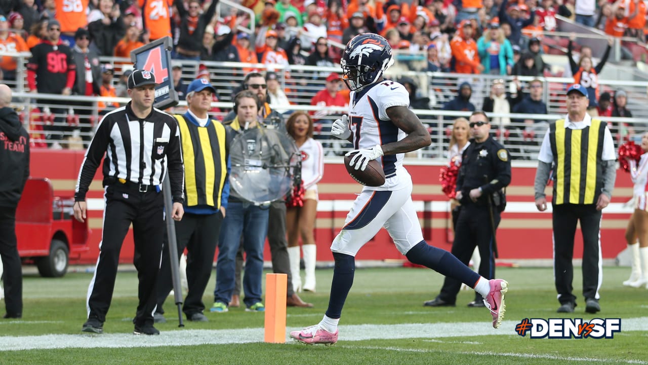 #DENvsSF: Hamilton scores first career touchdown