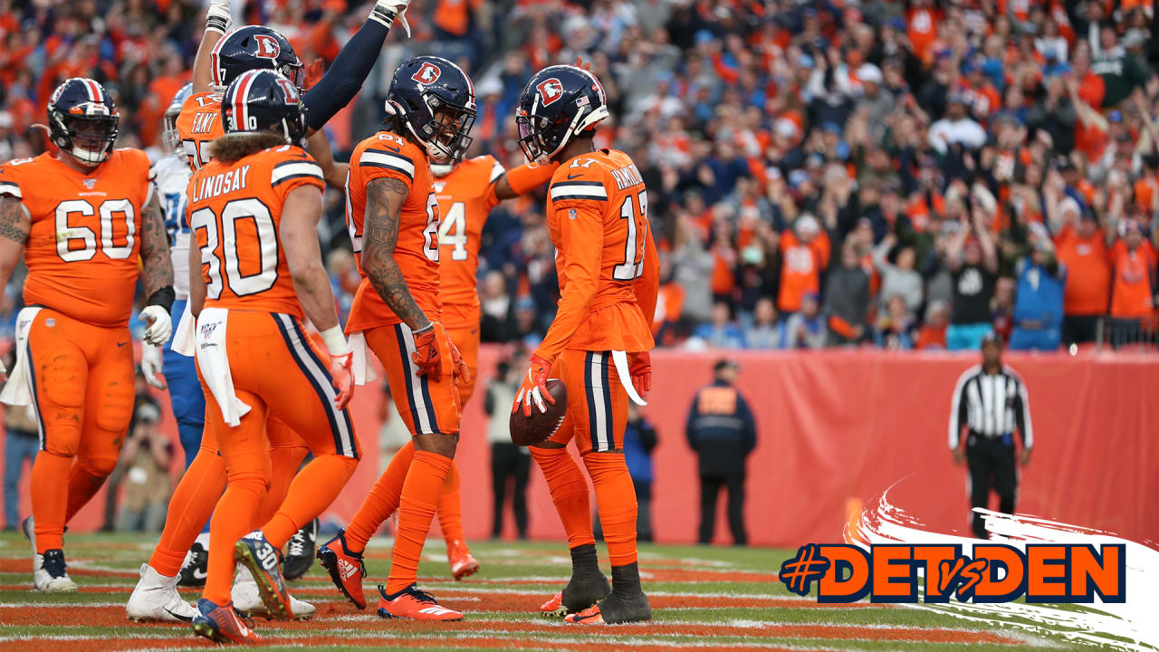 #DETvsDEN: DaeSean Hamilton takes shovel pass into the end zone for his ...