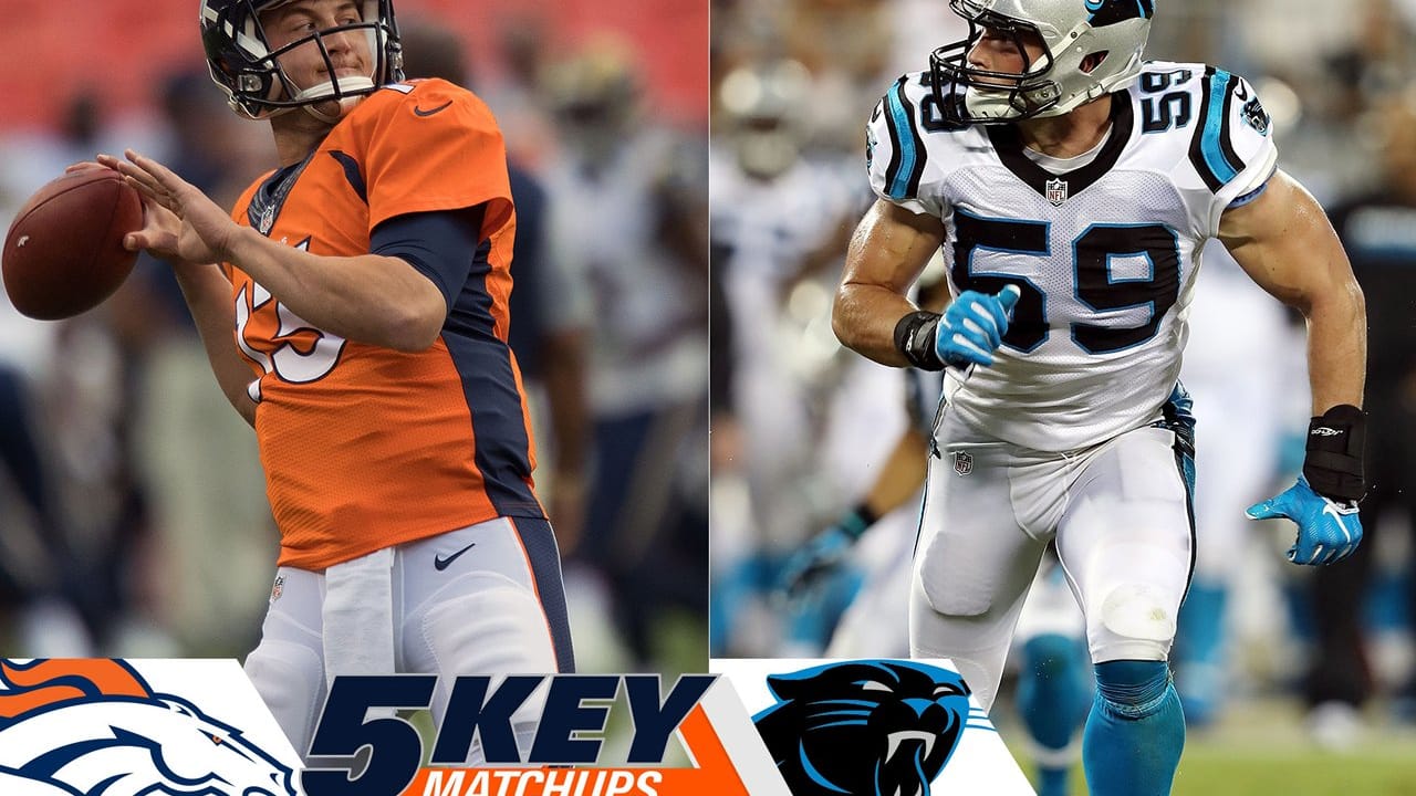 Five key matchups: Panthers vs. Broncos