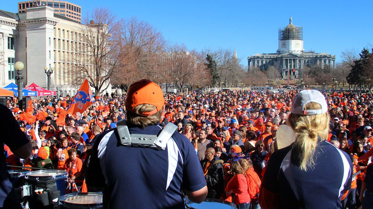 United In Orange Pep Rally