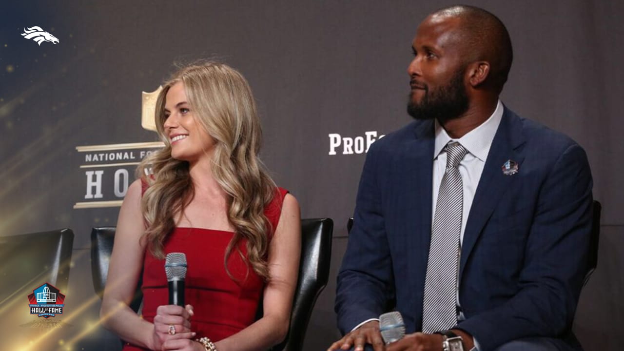 Champ Bailey, Annabel Bowlen introduced at Hall of Fame press conference