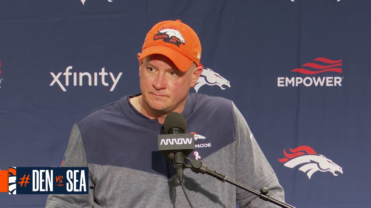 Nathaniel Hackett after loss to Seahawks: Broncos need to be better in ...