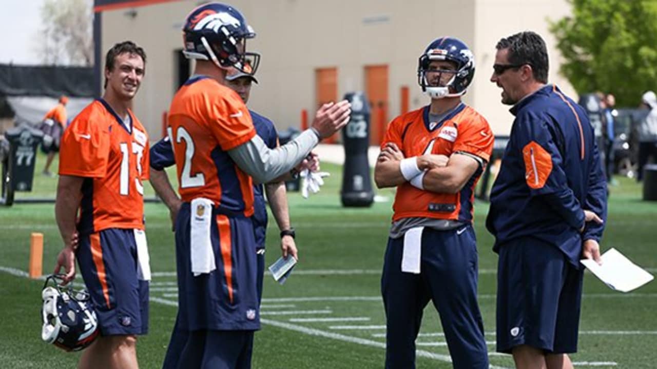 Broncos QBs enjoying competition at OTAs
