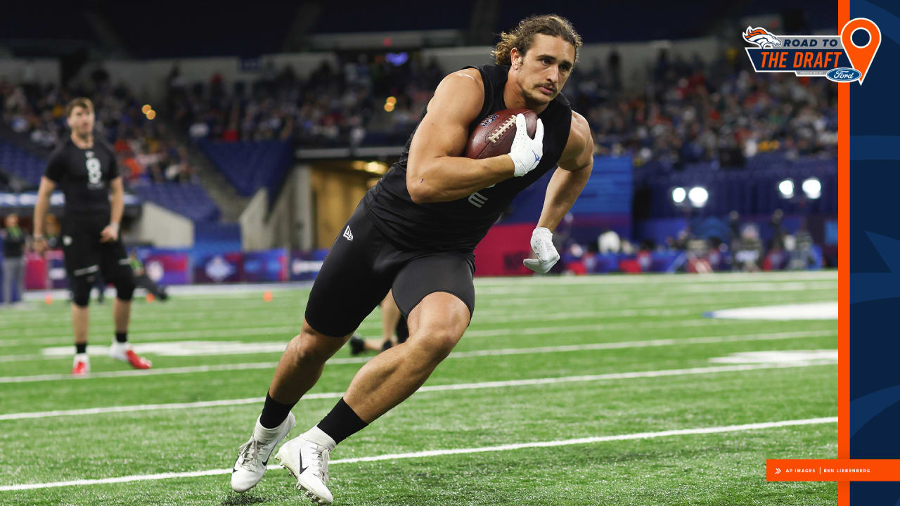 'A complete tight end that does it all': Looking back at Greg Dulcich's NFL Combine performance