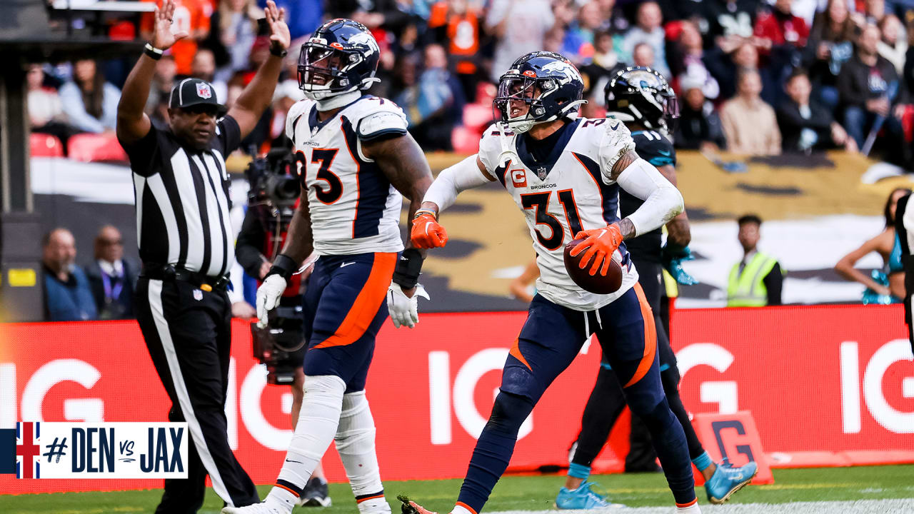 Justin Simmons intercepts Trevor Lawrence in the end zone | Broncos at ...