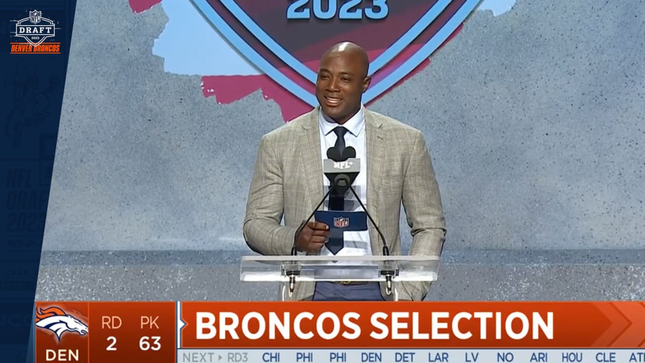 DeMarcus Ware announces Broncos' selection of WR Marvin Mims Jr. in 2023 NFL Draft