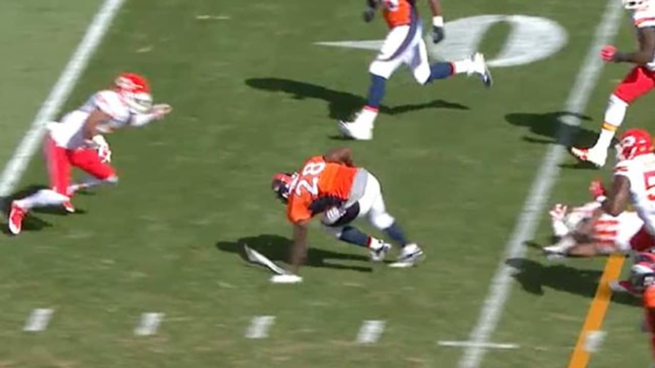 Ball runs for a first down