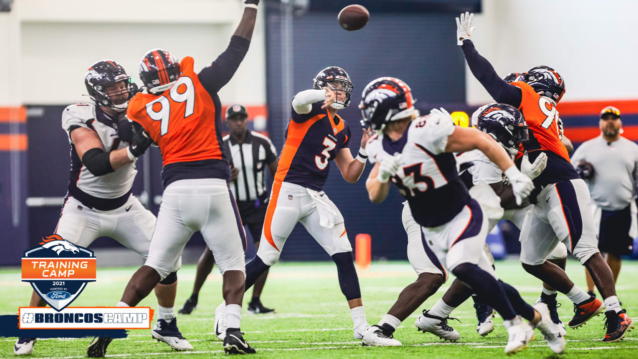 After moving practice indoors, Broncos’ 10th camp practice provides ...