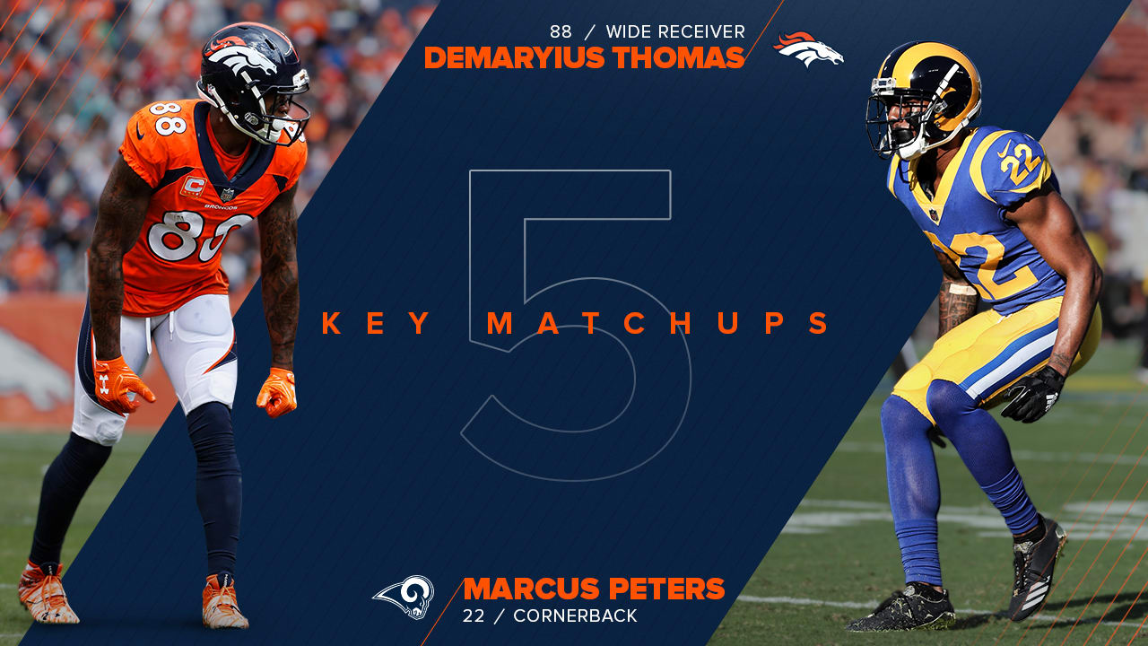Five Key Matchups: Broncos vs. Rams