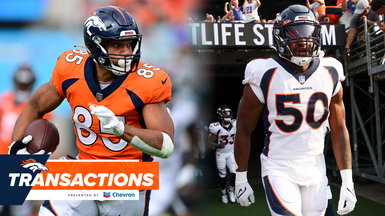 Broncos designate TE Albert Okwuegbunam and LB Jonas Griffith for ...