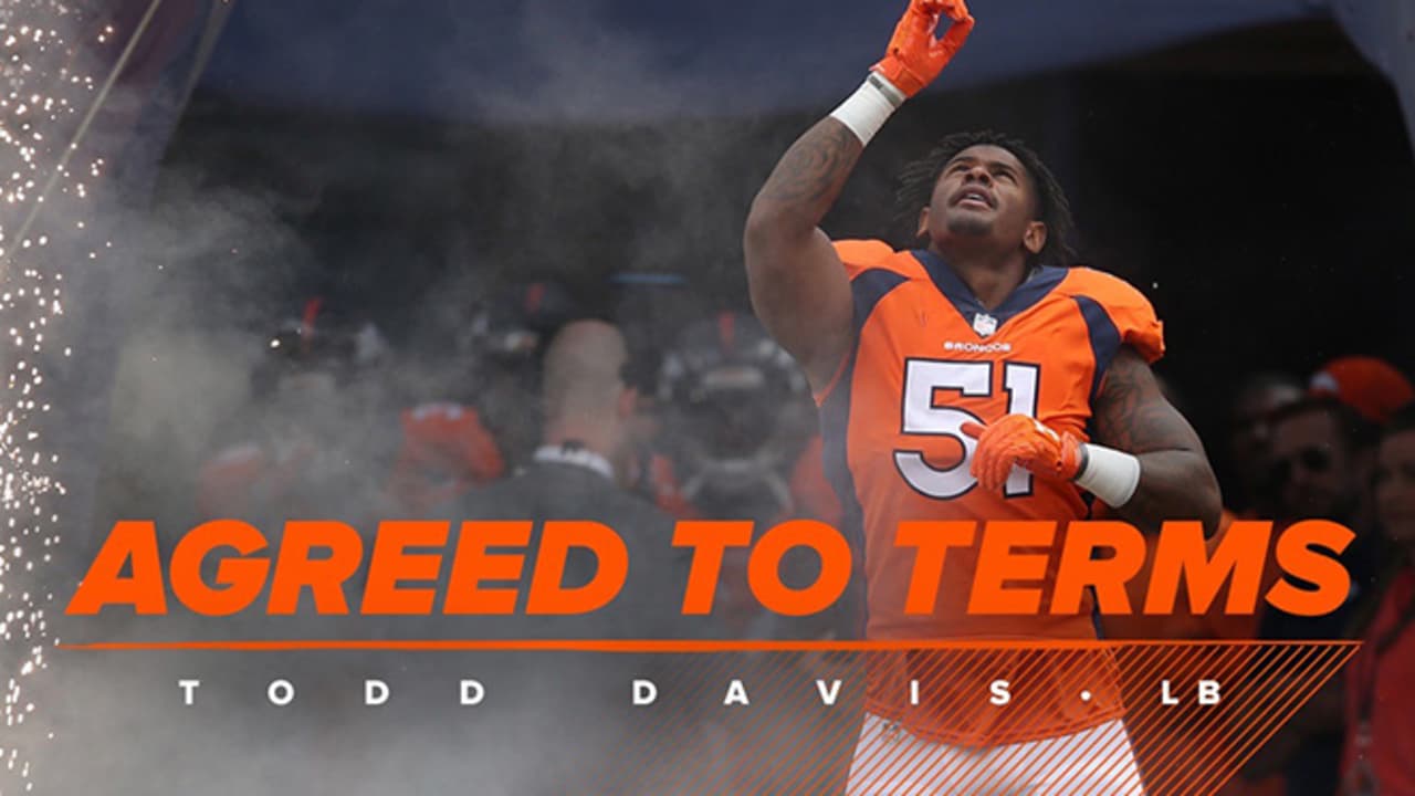 Broncos agree to terms with ILB Todd Davis on three-year deal