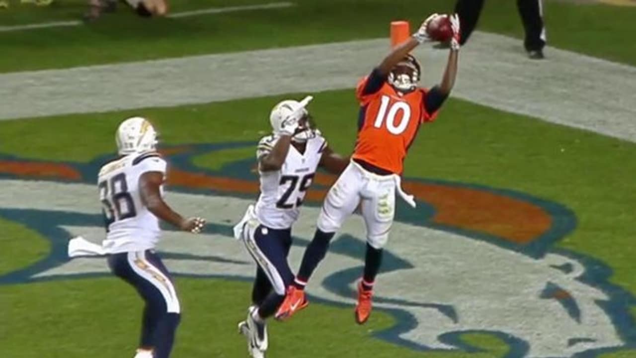 Sanders catches third touchdown