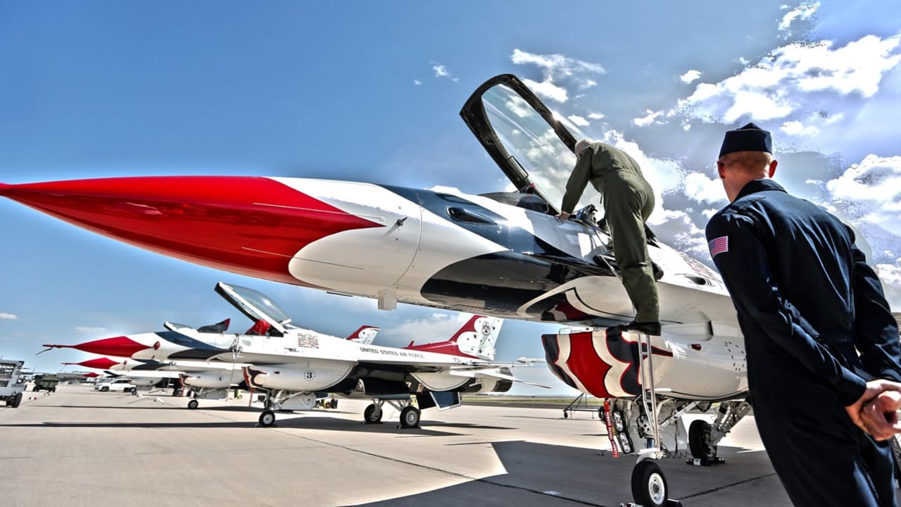 Fox Visits Peterson Air Force Base