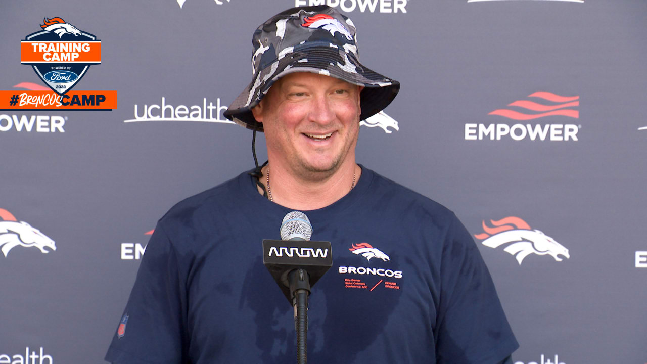 Nathaniel Hackett: 'The [offensive linemen] are playing really well'