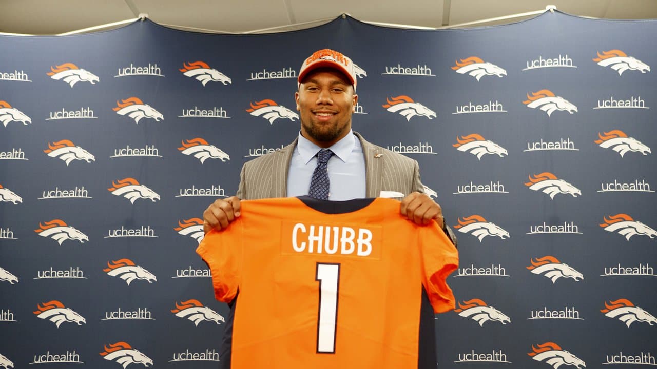 Broncos introduce Bradley Chubb in Denver
