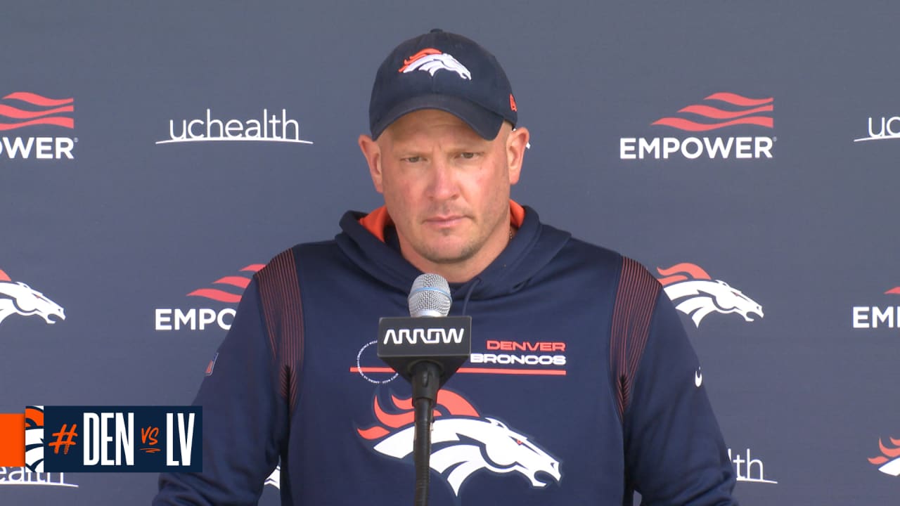 Nathaniel Hackett on facing the Raiders: 'It's going to be a heck of a ...