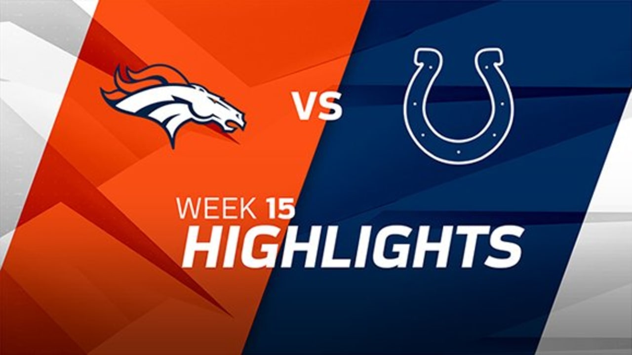 Highlights: Broncos 25, Colts 13