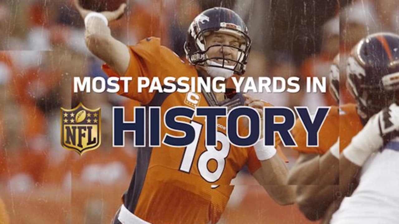 Peyton Manning: All-time leader in passing yardage