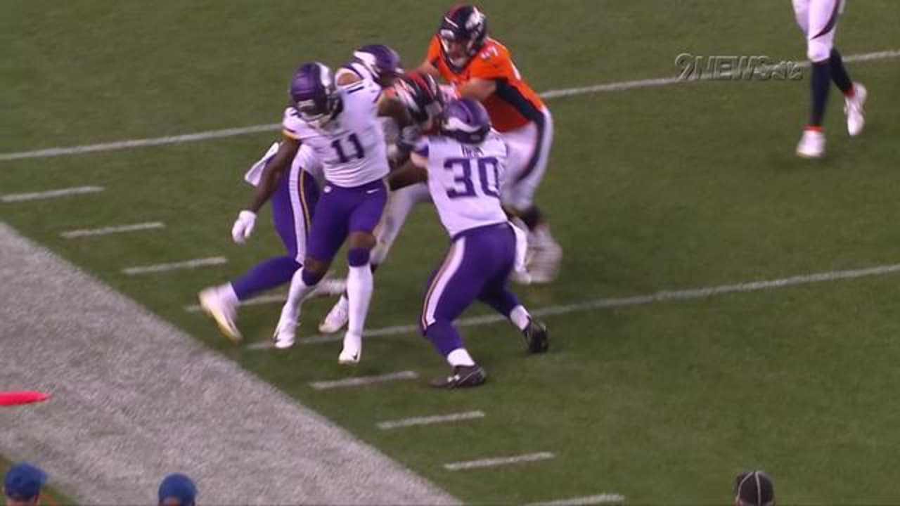 Zaire Anderson picks off Siemian in Vikings' territory