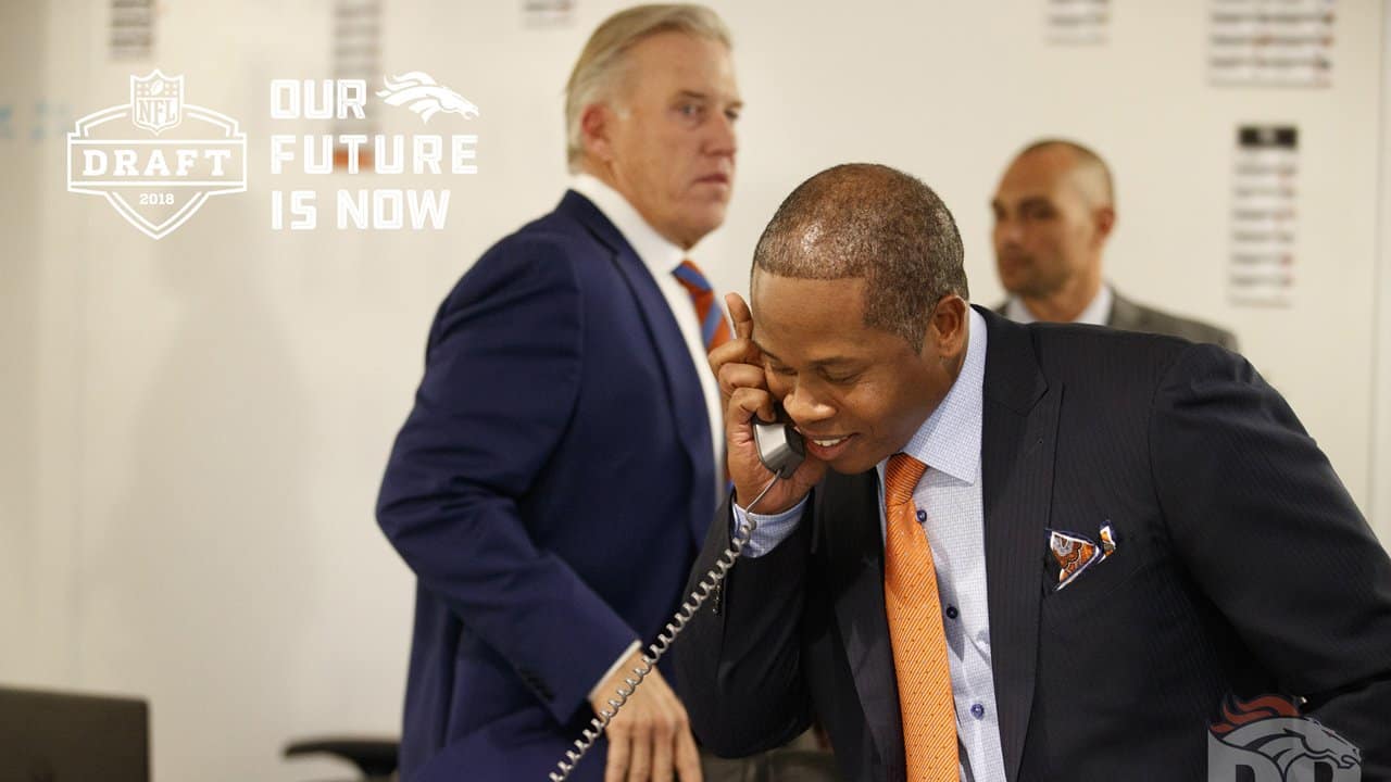 An inside look at the Broncos' war room during the 2018 NFL Draft