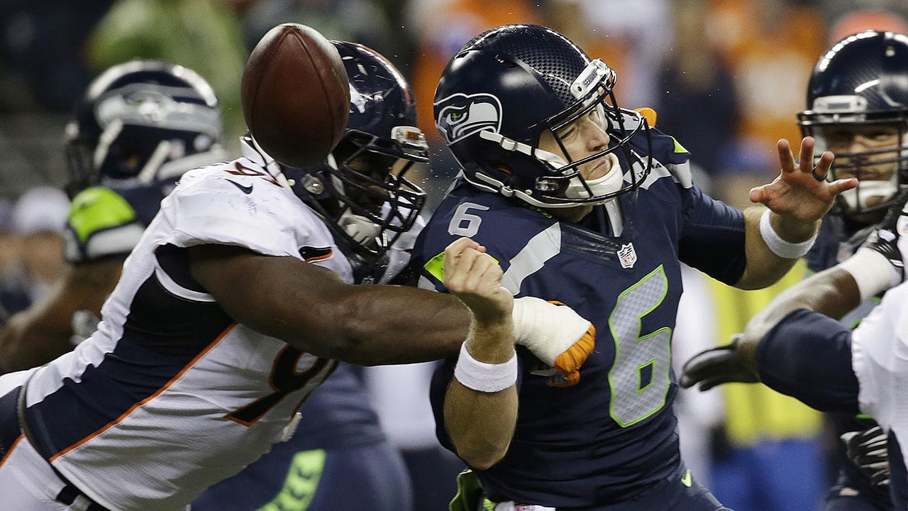 Film Review: Seven sacks vs. Seahawks a product of inside-outside synergy
