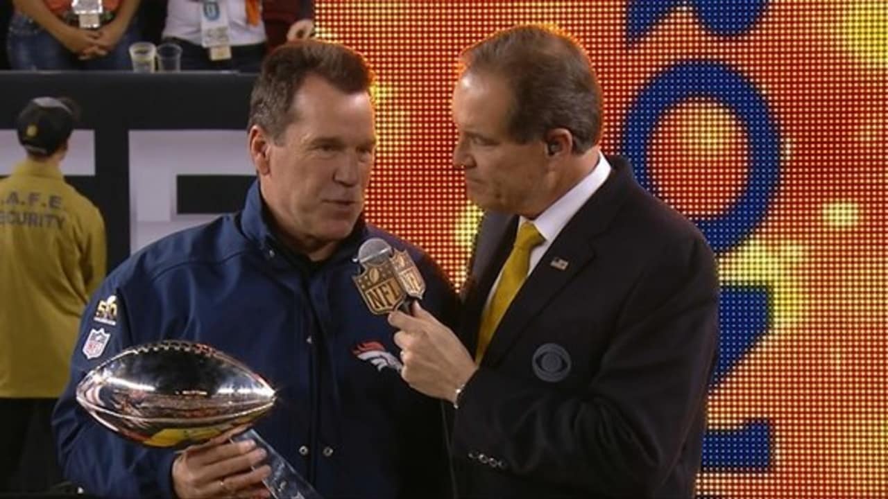 Denver Broncos trophy presentation