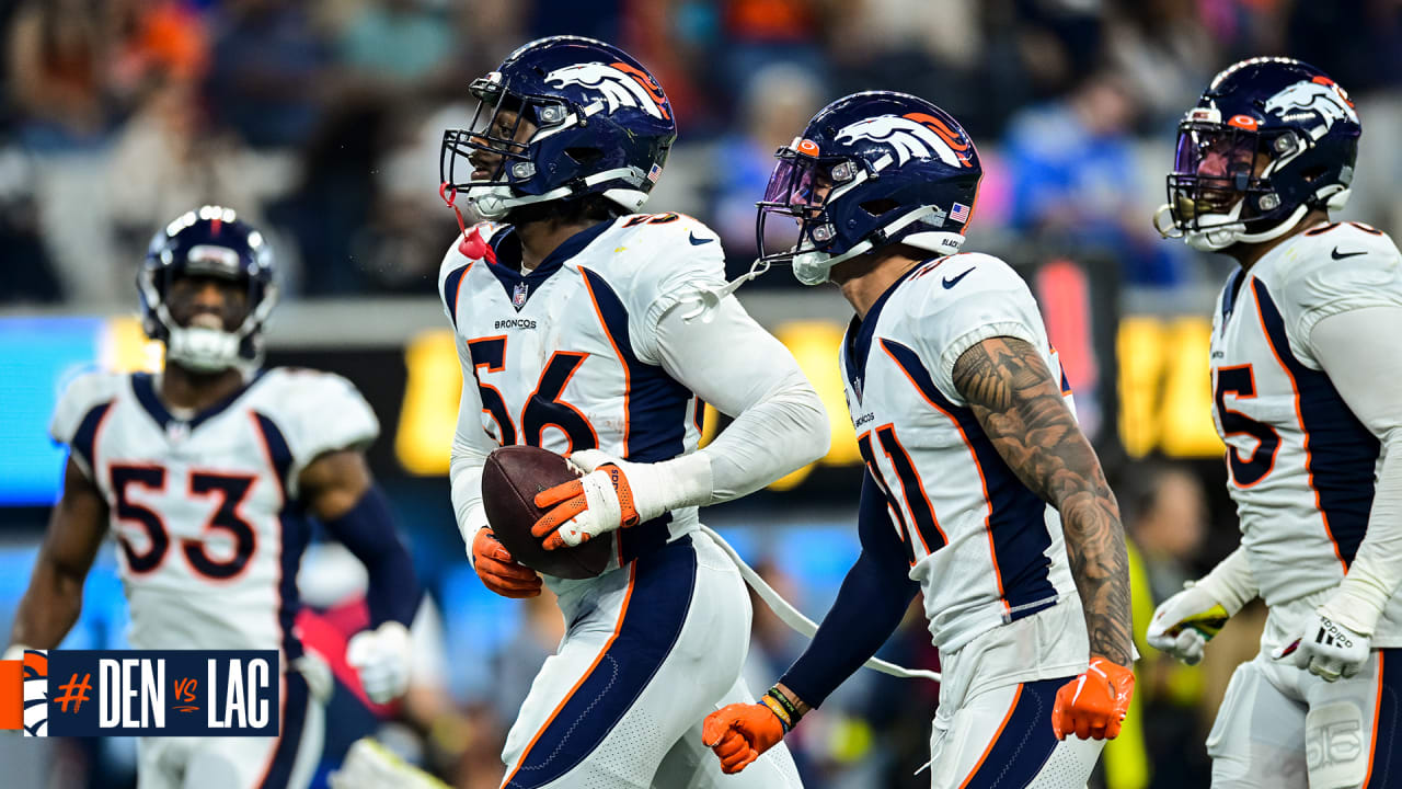 Baron Browning intercepts deflected pass by Justin Herbert | Broncos at ...